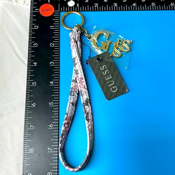 Guess | Accessories | Nwtguess Strap Keychainkeyring With Guess Charm ...